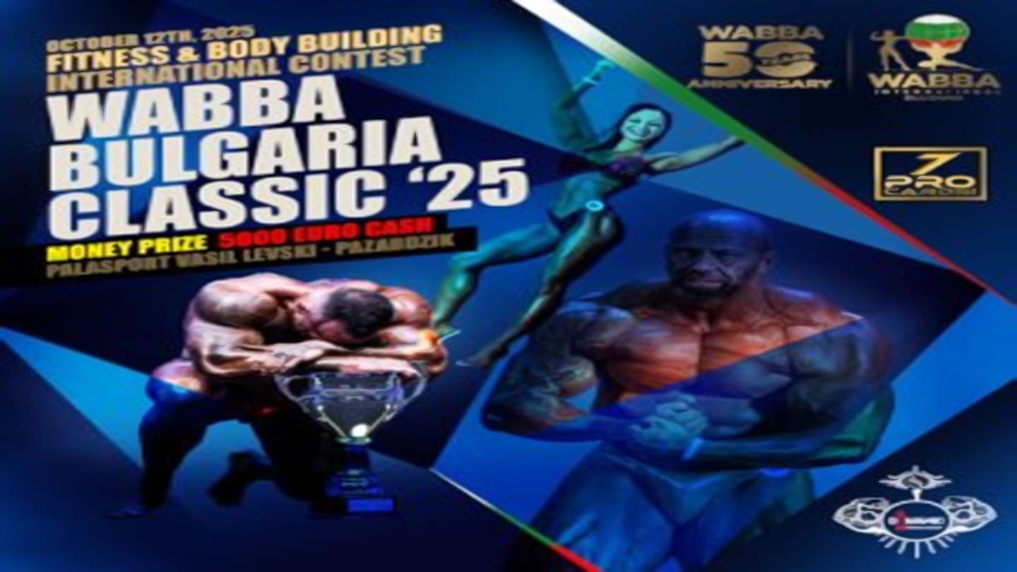 Bulgaria Classic WABBA 2025 (presentación) - CULTURISMOWEB